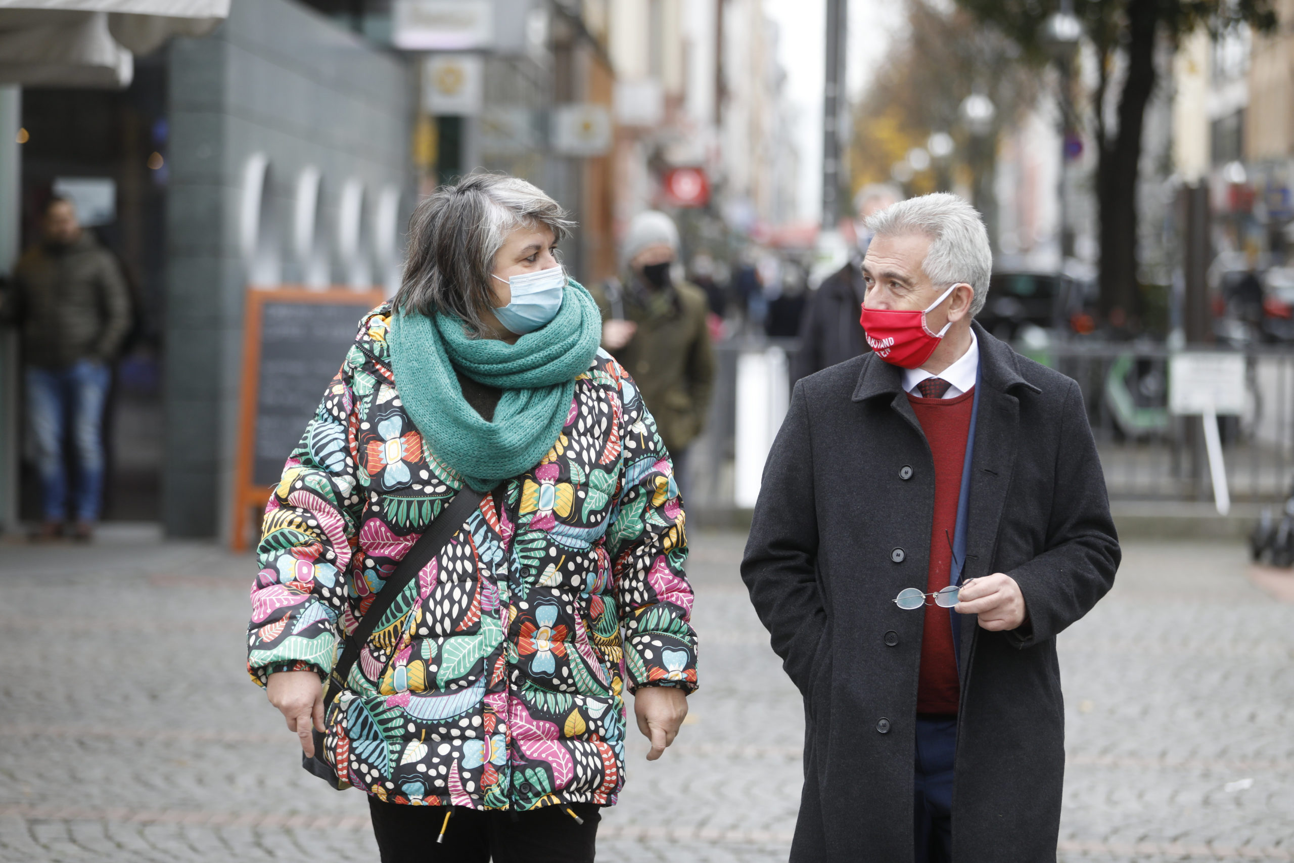 Peter Feldmann auf der Berger Straße | Rund um die Berger Straße